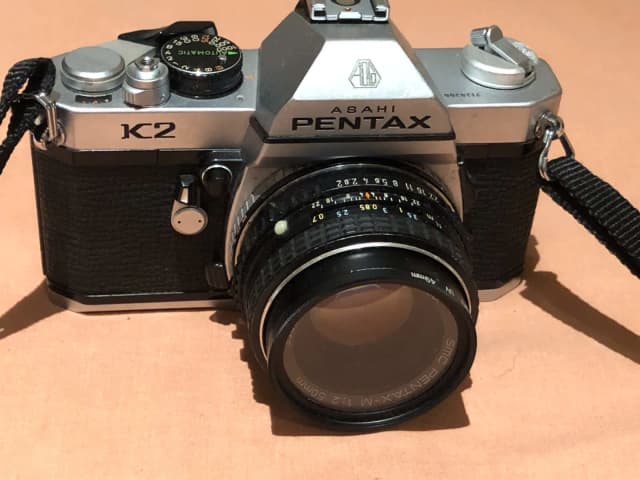 Pentax K2 Black SLR 35mm Film Camera SMC PENTAX M 50mm Lens | Non ...