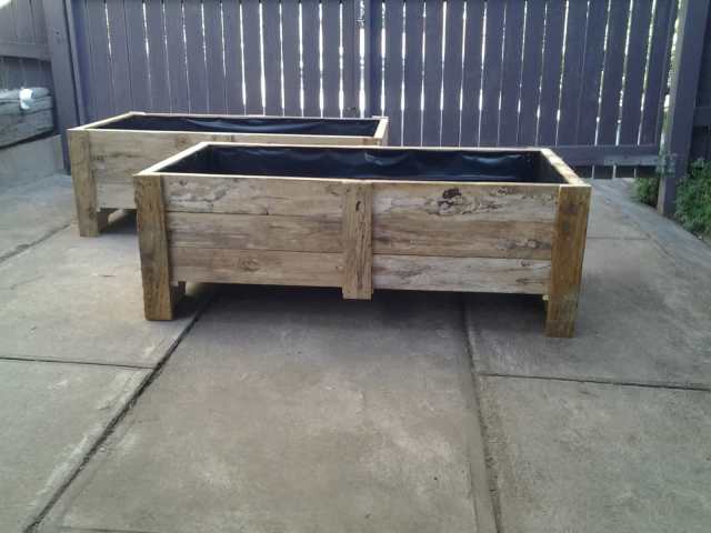 WOOD PLANTER BOXES & MORE. CANBERRA/QUEANBEYAN AREA. - Pots & Garden ...
