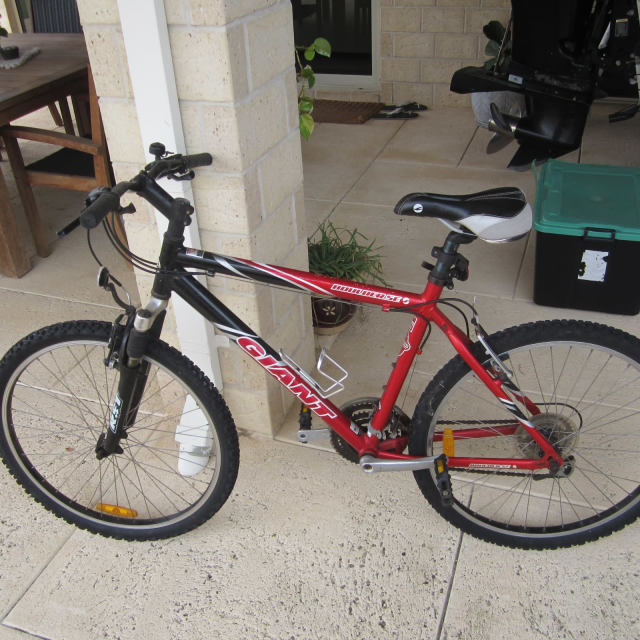 Giant Boulder unisex bike 19 inch frame = large according to internet ...