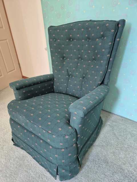 Manual Recliner Rocker in PC Jason La-Z- boy totally reupholstered ...