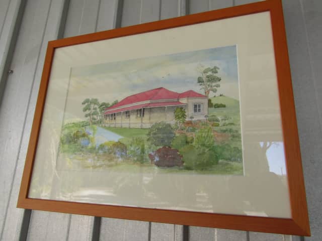 Water colour Painting Country House Deborah Hampton signed 2004 | Art ...