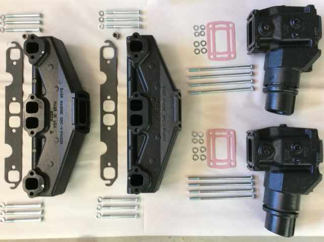 Barr Marine Engine Manifold Set for Volvo Penta V8 | Boat Accessories ...