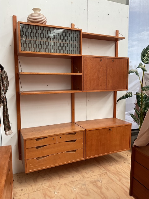 NORWEGIAN Mid Century RIVAL Wall System RETRO Bar &Shelf - Bookcases ...