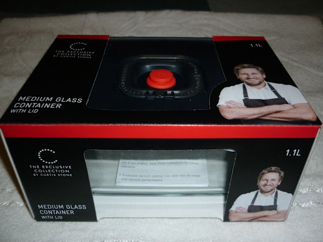 The Exclusive Collection by Curtis Stone Med Glass Container RRP $38 ...