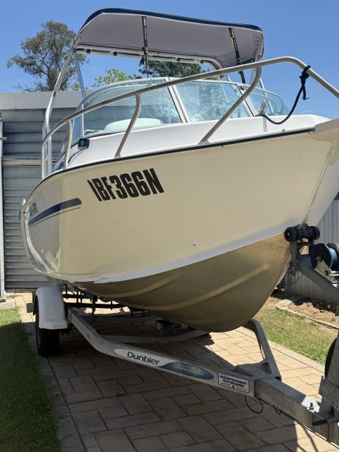 STESSL 5.5m fishing boat | Motorboats & Powerboats | Gumtree Australia ...