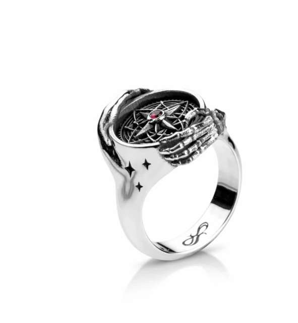 Crooked Howlet Master of Fate 925 Sterling Silver Ring - Unisex ...
