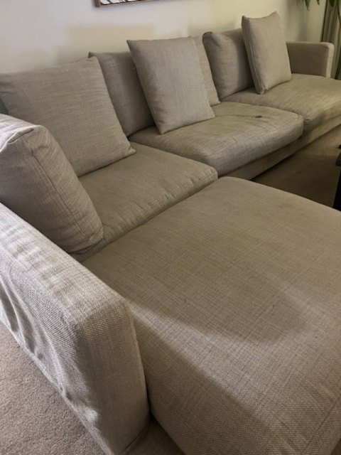 Large Modular Sofa (Sand/Natural colour)- excellent condition - Sofas ...