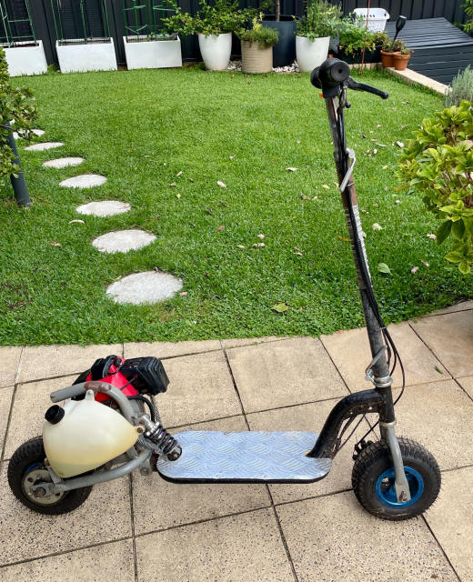 Go-Ped 2 stroke 49cc petrol scooter works great (does 42km/h) | Scooters | Gumtree Australia ...