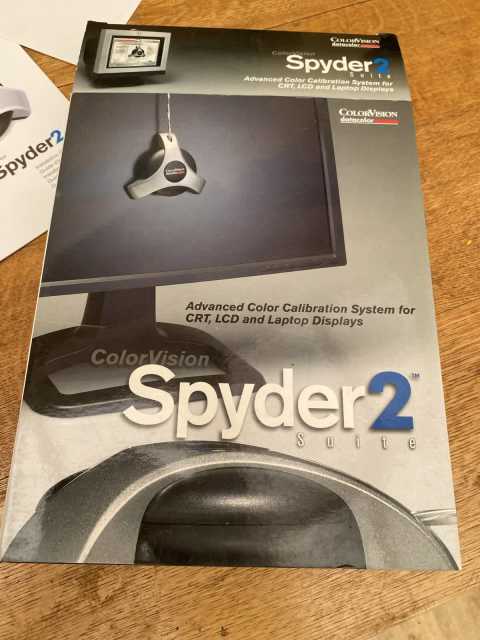 Spyder 2 Colour Monitor Calibration Tool Software Computer qzzq ...