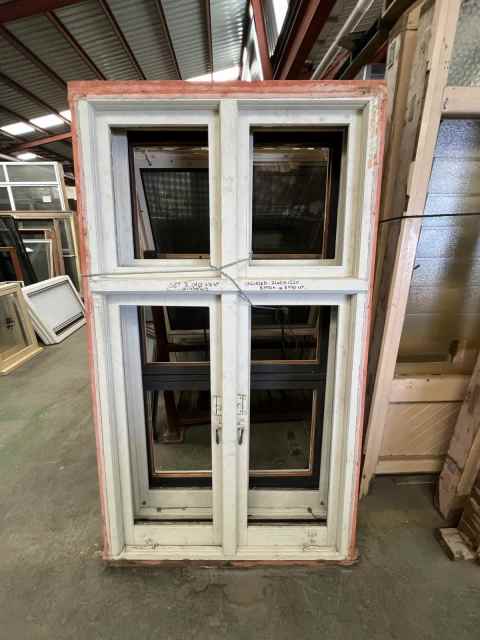 Set of 3 White Casement Windows - Unglazed (individually or together ...