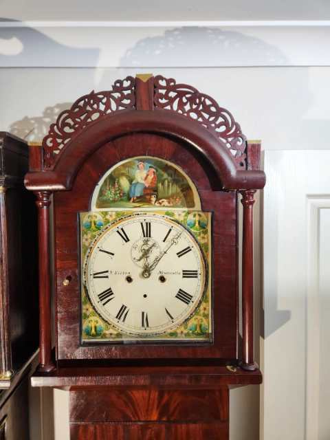 A LOVELY ORIGINAL 8 DAY COTTAGE LONGCASE/GRANDFATHER CLOCK c.1840 ...