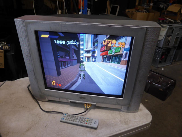 Retro LG Flatron 21 inch 51cm CRT TV Component input works with gun ...