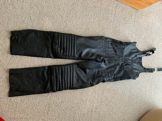 Motorcycle Leather Bib And Brace-German Made - Other Women's Clothing ...