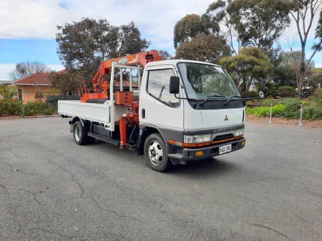 Mitsubishi Canter truck with Crane and EWP | Cars, Vans & Utes ...