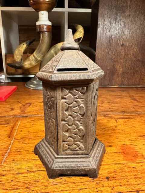 Antique English Chamberlain & Hall Post Box Formed Cast Iron Money Box ...