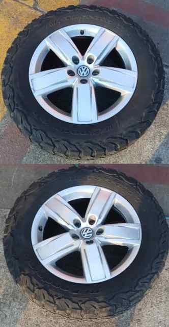 Two VW Amarok 18 rims wheels BF Goodrich K02 265/60/18 tyres | Wheels ...