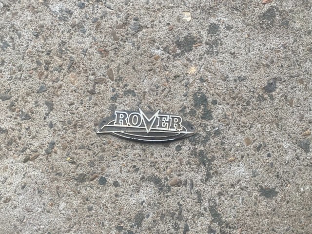 Vintage collectable Rover or Masport Mower Logo Emblem Badge lawnmower ...