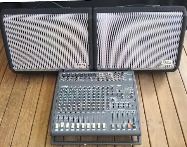 Yamaha EMX 2000 & Ebony Monitors PA Package - DJ Gear & Lighting in ...
