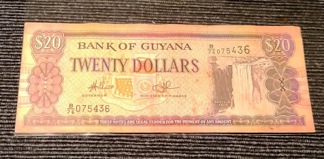 BANK OF GUYANA BANK NOTE - CURRENCY NOTE - RARE - Collectables in ...