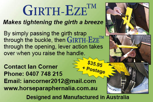GIRTH-EZE Girth Tightener. A horse riders best tool!!! | Pet Products ...