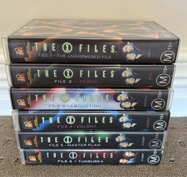 VHS X Files Collection Files 1-6 | Miscellaneous Goods | Gumtree ...