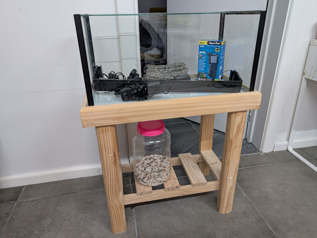 55 Litre Fish Tank Aquarium with Stand and Accessories | Pet Products ...