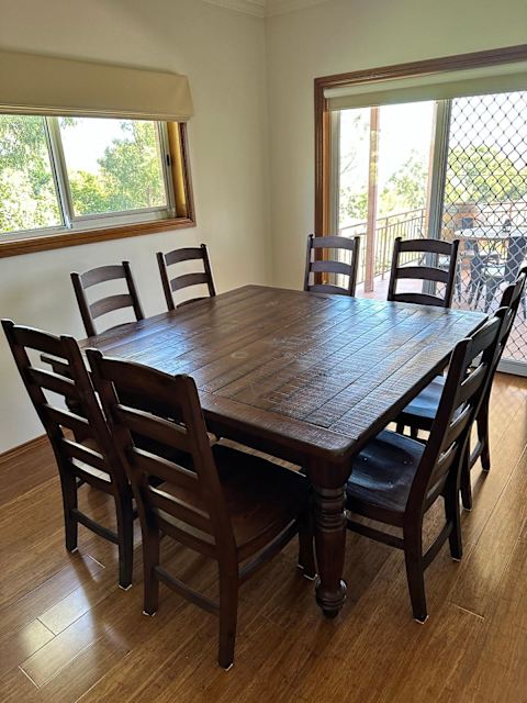 Freedom Furniture 8 seat timber dining table - Dining Tables in Isaacs ...