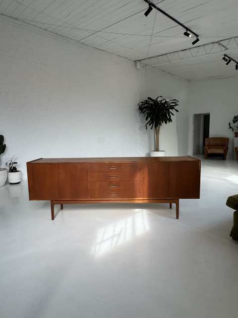 Mcm fler teak buffet dresser tv cabinet Vintage sideboard - Buffets ...