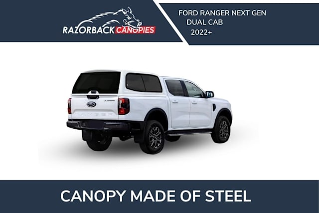 RAZORBACK STEEL UTE CANOPY - FORD RANGER NEXT GEN DUAL CAB | Auto Body ...
