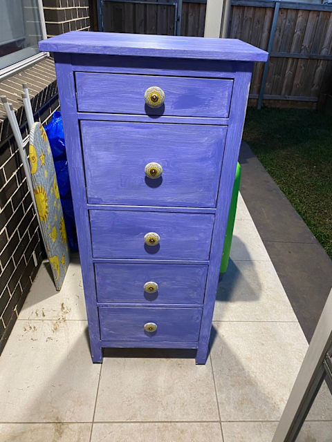 Hand painted tall boy - Dressers & Drawers in Menangle NSW | Gumtree ...