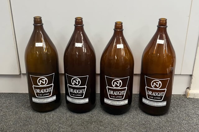 NT DRAUGHT GLASS 2.25 LITRE COLLECTABLE BOTTLES $15 EACH - Collectables ...