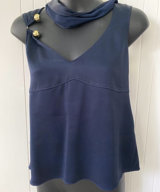 Navy blue Zara top | Tops & Blouses | Gumtree Australia Redland Area ...