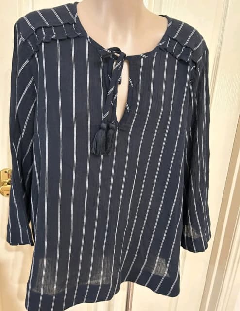 Women's *~*SEED HERITAGE*~* Semi Sheer Black Shirt Top Size 12 | Tops ...