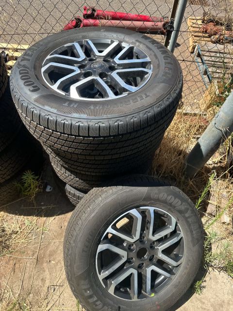 5X NEW Genuine FORD SPORTS RANGER 2024 18 WHEELS & GoodYear TYRES WILD ...