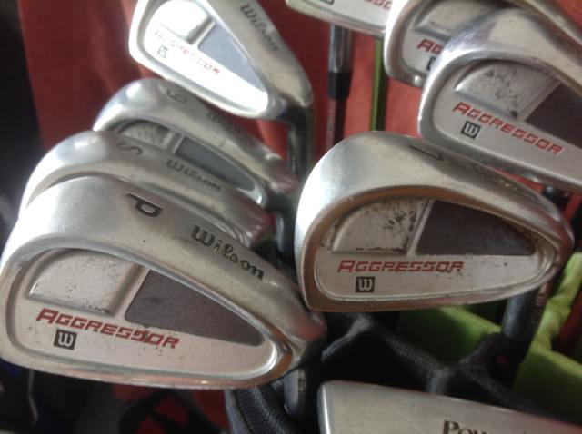 WILSON AGGRESSOR GOLF CLUBS-FULL SET WILSON CLUBS-100% Graphite Shaft ...