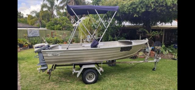 Dinghy Stacer tinny 3.7 | Motorboats & Powerboats | Gumtree Australia ...