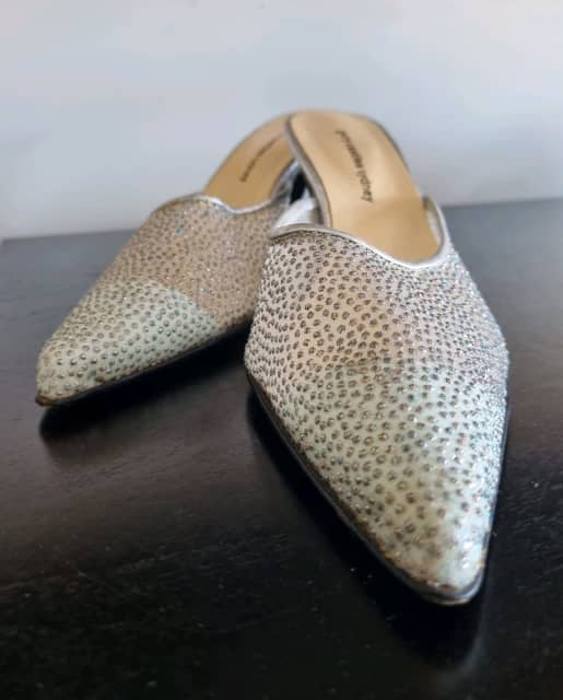 Vintage Gary Castles Sydney Designer Shoes with Crystal Pattern | Women ...