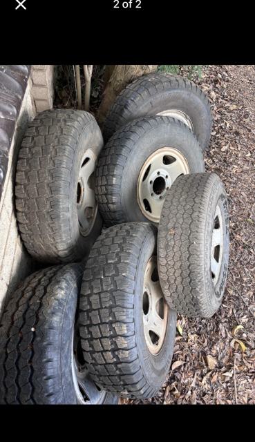 Holden rodeo wheels x6 95% tread like new | Wheels, Tyres & Rims ...