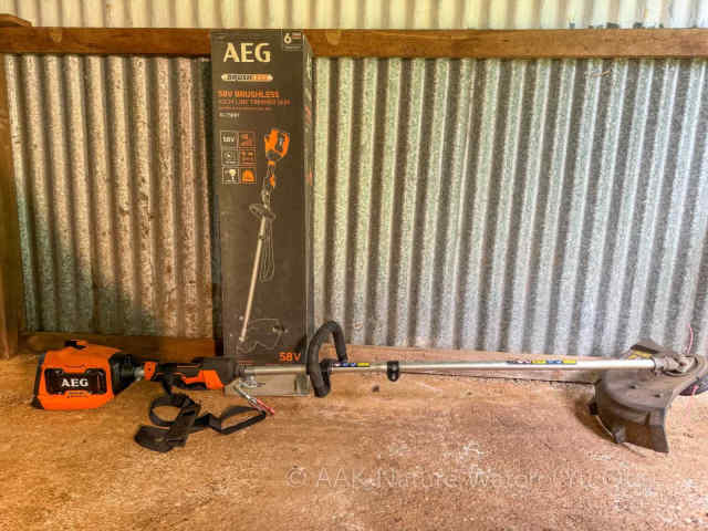 Electric Whipper Snipper skin/ AEG 58v brushless 43cm line trimmer ...