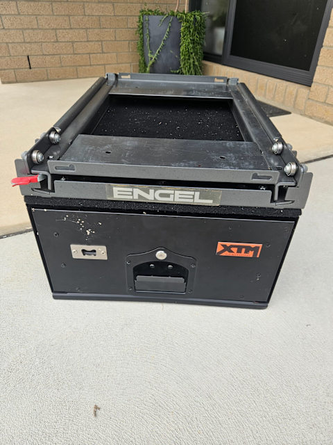 XTM Modular Drawer With Fixed Top and Engel Fridge Slide | Caravan ...