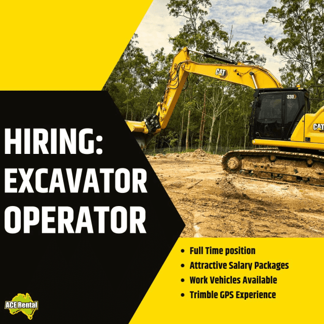 Grader Operator (North Brisbane)(YATALA)(ACE Rental) | Machine & Plant ...