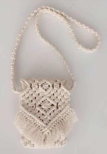 Boho Macramé mobile Phone Bag - Crossbody Bag - Boho Bag - Hippie Bag ...