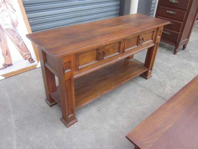 TIMBER HALL TABLE, SIDE TABLE, TV UNIT. 1500 x 485 x 765mm - Buffets ...