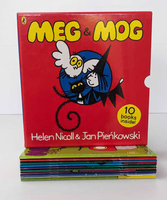 Meg & Mog The Complete Collection 10 Books Set ByJan Pienkowski ...