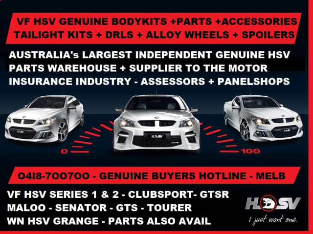 VF HSV GENUINE PARTS WAREHOUSE NEW-USED-RECO - INSTOCK NOW - MELB ...