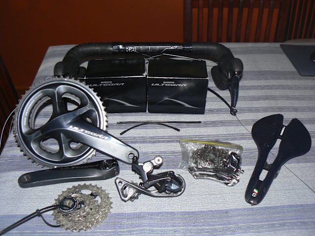 SHIMANO ULTEGRA 8000 11 SPEED GROUPSET, LIGHT USE OR NEW - Bicycle ...