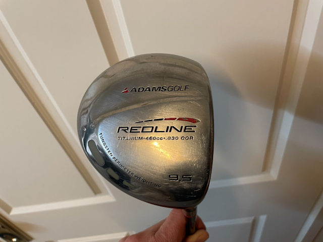 Adams Golf 9.5 deg 460cc Redline Driver with R flex graphite shaft ...
