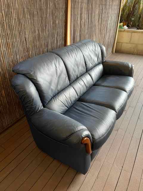 Lounge set- coffee table, two 3 seater couches and 2 one seater couch ...