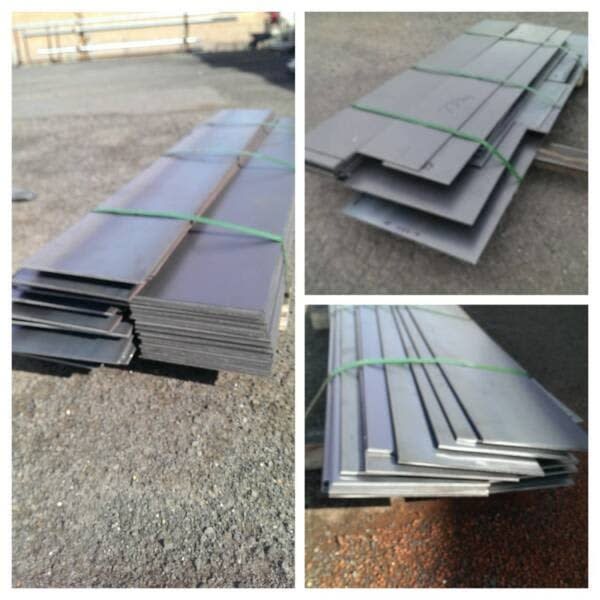 Steel plate offcuts 300x5x1200mm aprox (many other sizes too ...