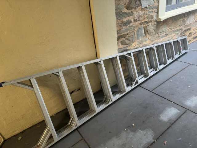 Indalex 3.6m 150kg Aluminium Double Sided Step Ladder - Ladders ...